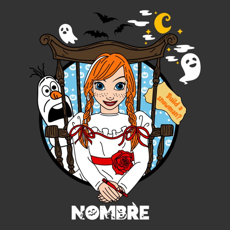 Anna Annabelle Disney princess halloween - FactoryVector